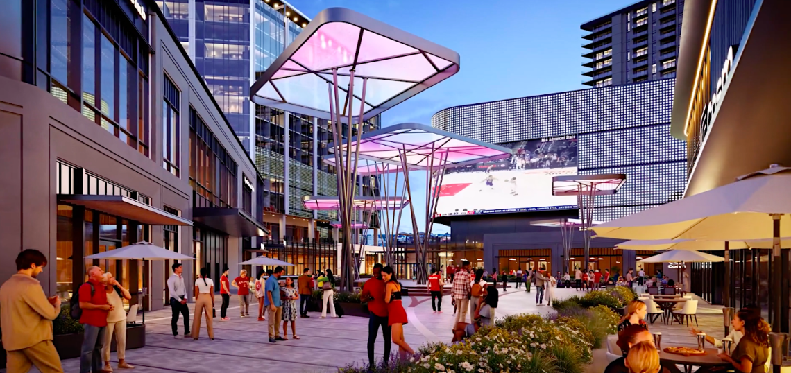 Video surfaces that brings downtown's Centennial Yards to life | Urbanize Atlanta